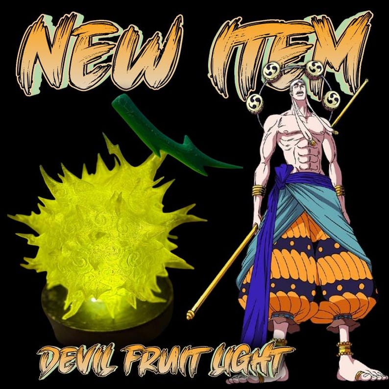 Goro Goro No Mi - the Thunder Fruit of Enel - Etsy