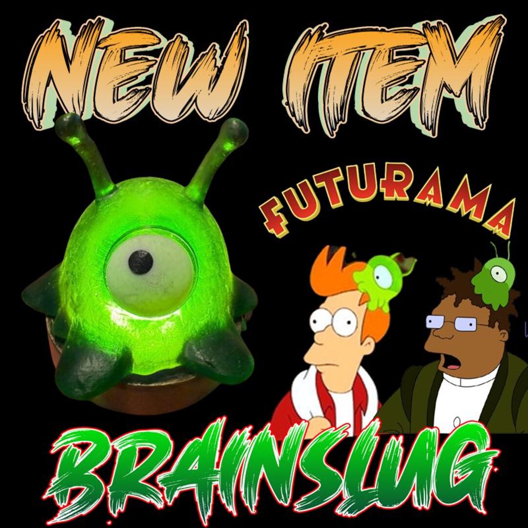 Brain Slug Light Quirky Sci-fi Lamp Alien-inspired Room Decor - Etsy