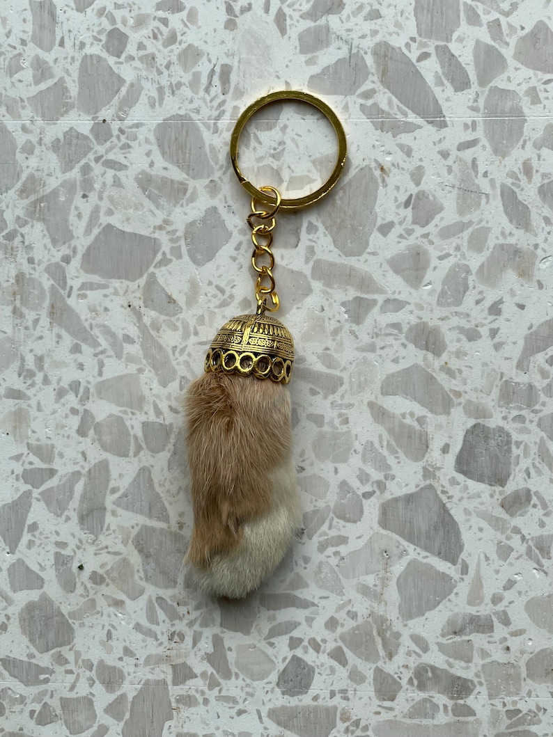 Lucky Rabbit Foot Keychain (front Foot) - Etsy