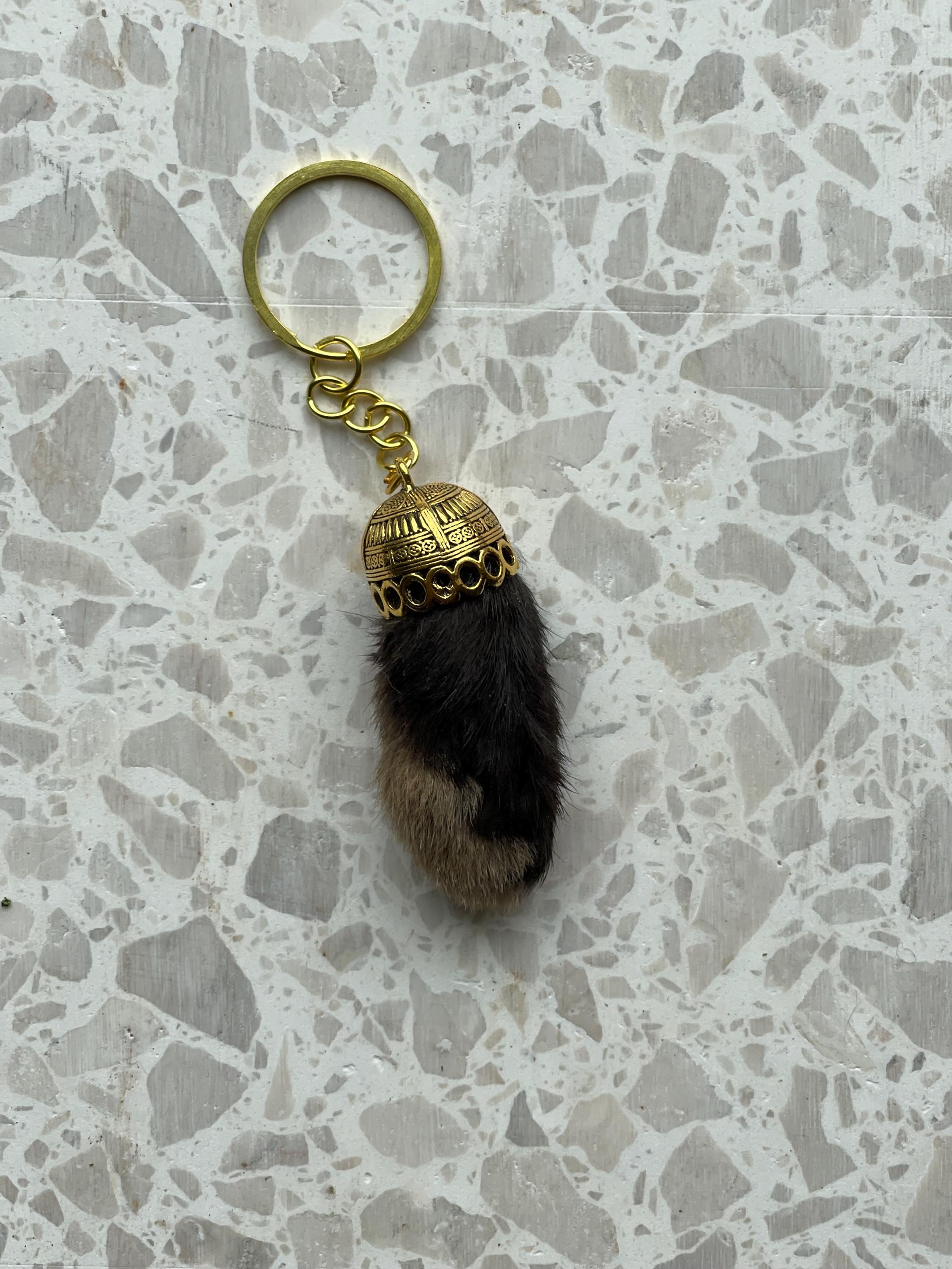 Lucky Rabbit Foot Keychain (front Foot) - Etsy