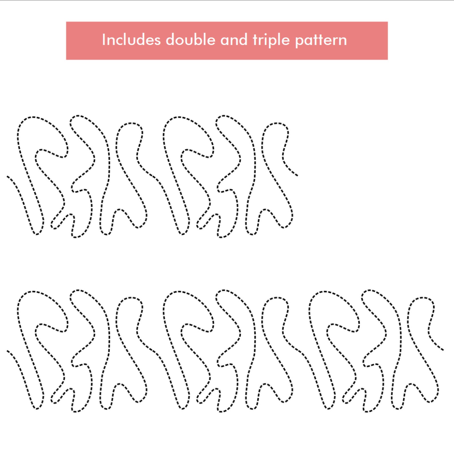 Edge-to-edge Quilting Embroidery Design. Continuous Stipple Machine ...