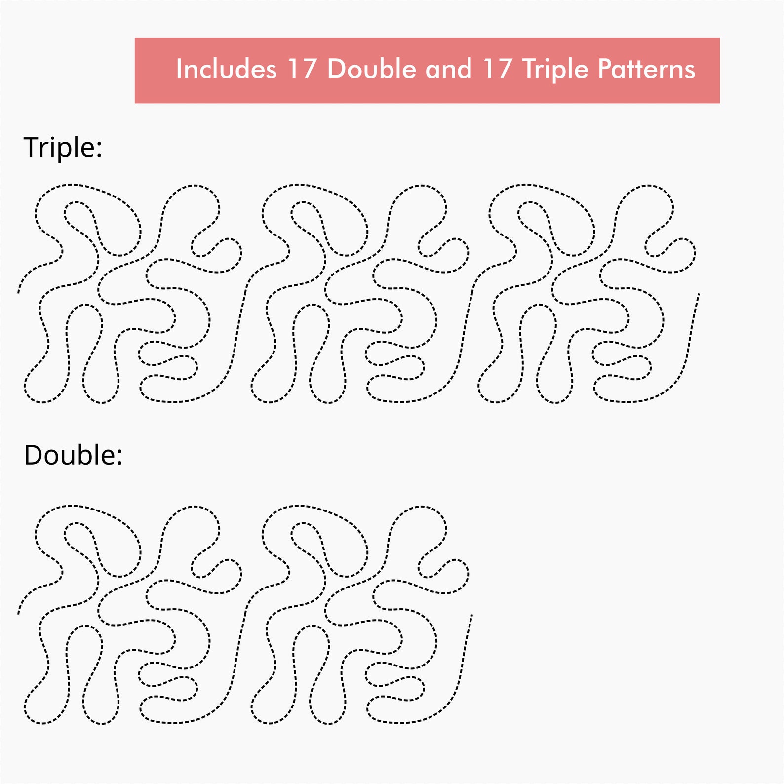 Edge-to-edge Quilting Embroidery Design. Continuous Stipple Machine ...