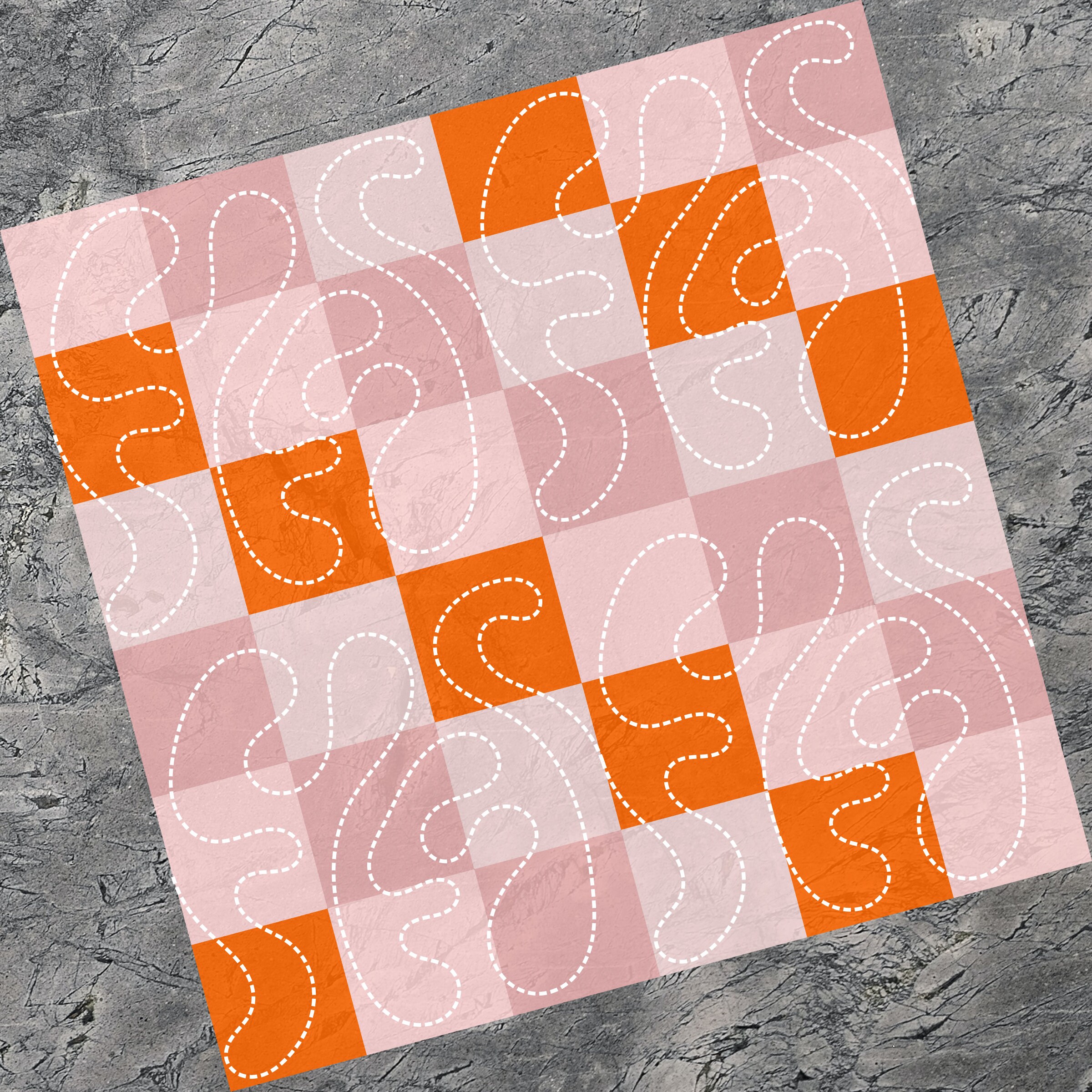 Edge-to-edge Quilting Embroidery Design. Continuous Stipple Machine ...