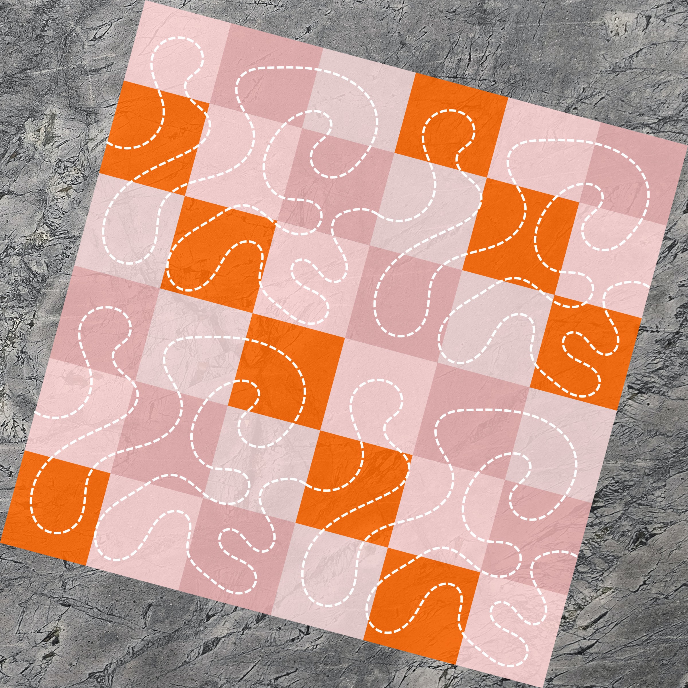 Edge-to-edge Quilting Embroidery Design. Continuous Stipple Machine ...