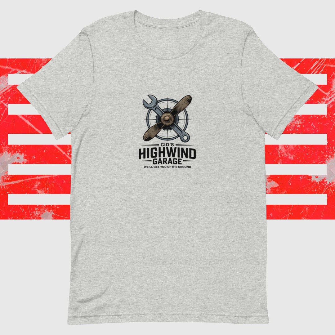 Cid’s Highwind Garage Shirt – Final Fantasy Vii-inspired Mechanic Logo ...