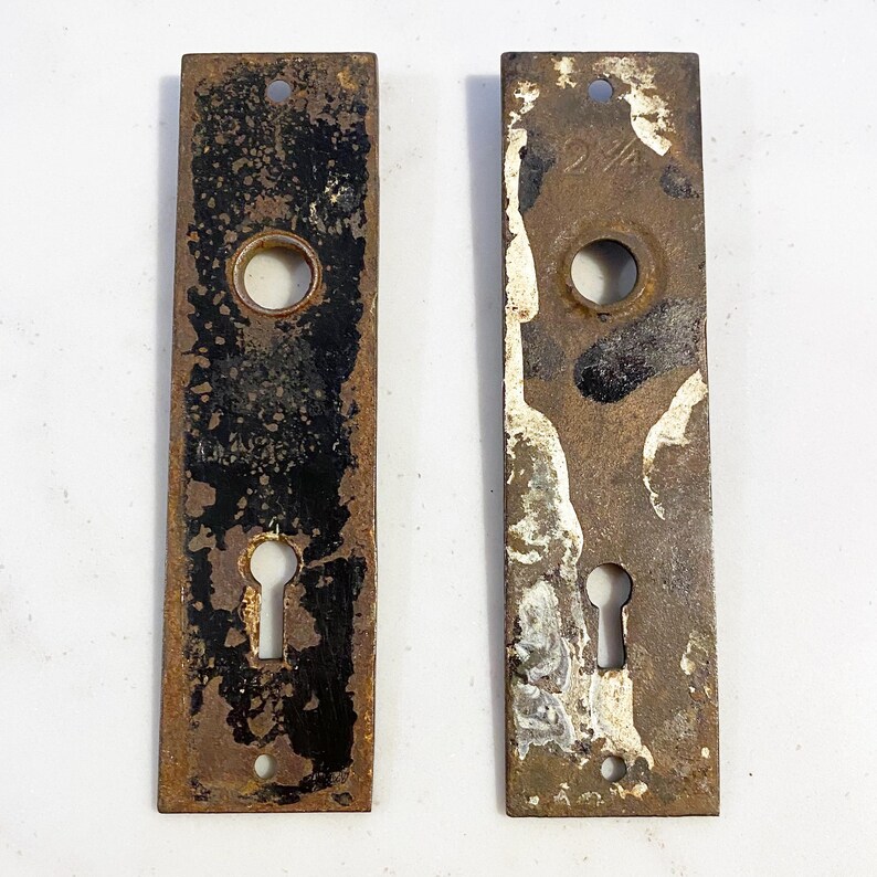 Authentic Late 1800s Cast Brass Victorian/eastlake Back Plates ...