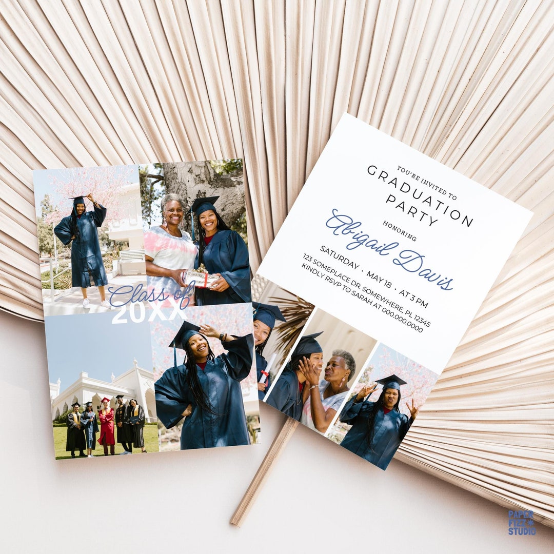 Editable Graduation Invitation, Graduation Party Invitation, Multiple ...