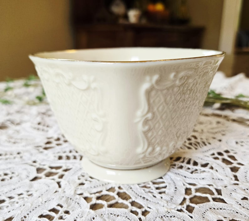 Vintage Lenox Canterbury Footed Bowl/ Candy Dish - Etsy