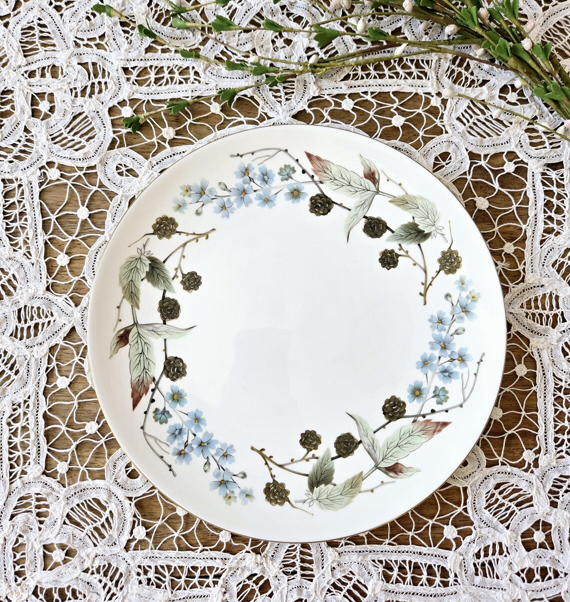 Wedgwood "spring Morning" Dinner Plate - Etsy