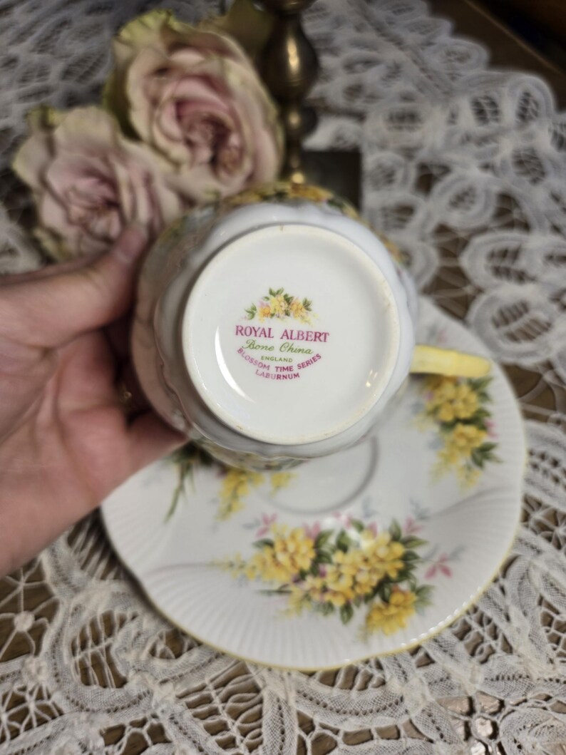 Royal Albert Blossom Series "laburnum" Teacup and Saucer - Etsy