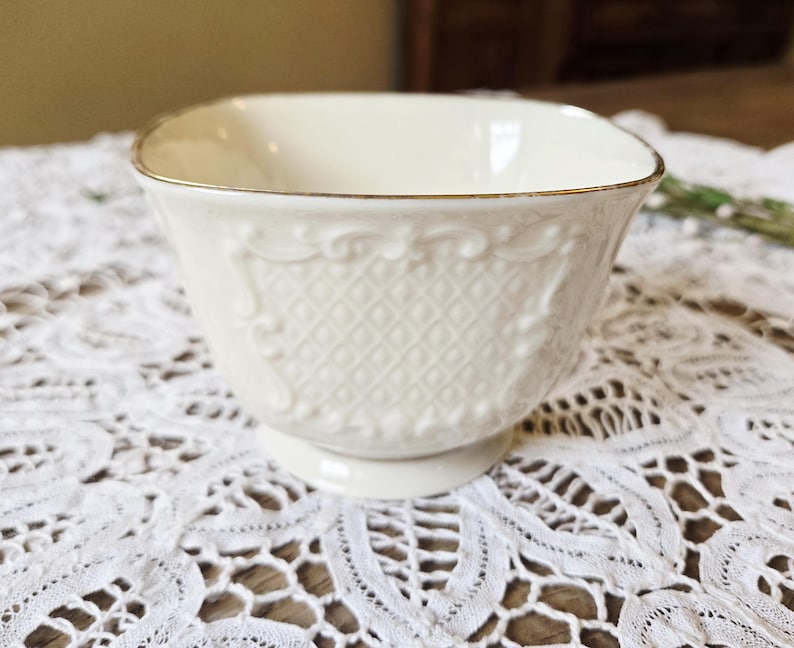 Vintage Lenox Canterbury Footed Bowl/ Candy Dish - Etsy