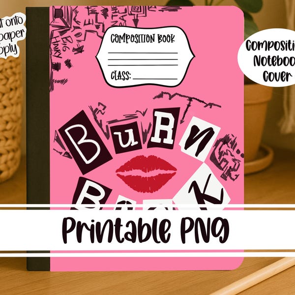 Burn Book Cover - Etsy