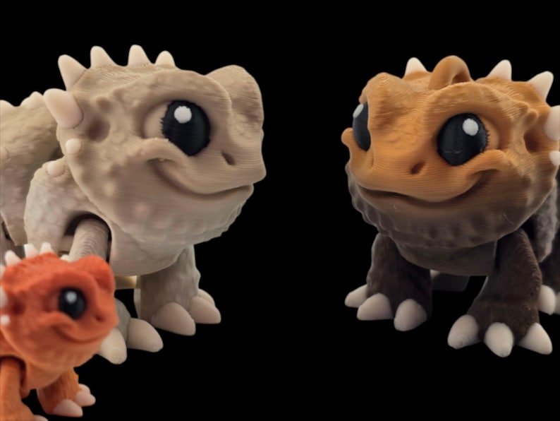 Articulated Chibi Bearded Dragon - Mini Articulated Lizard - Etsy