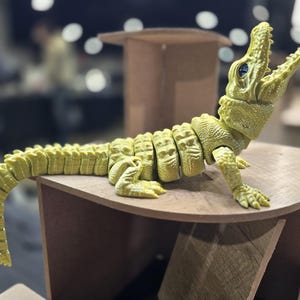 Articulated Alligator - DIGITAL STL File, Print in Place Realistic ...