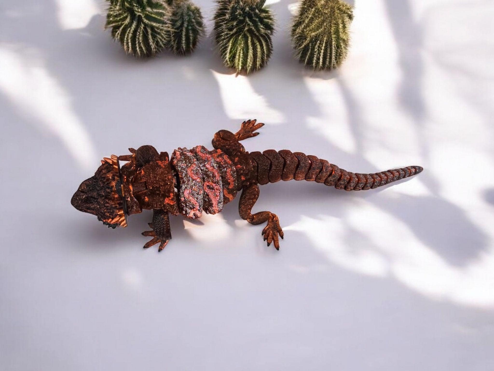 Bearded Dragon 3d STL File - Articulated Lizard Digital Download - 3d ...