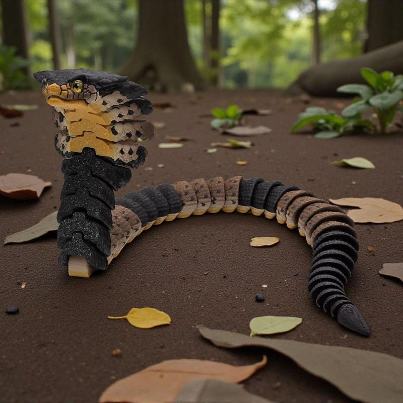 3d King Cobra Snake - Etsy