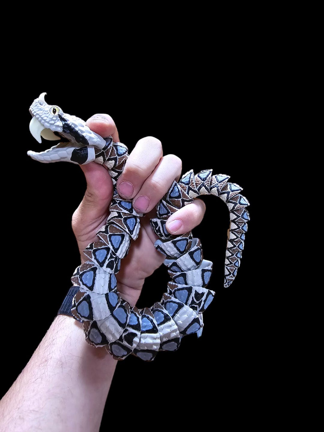 Gaboon Viper STL - Articulated Realistic Snake - Etsy