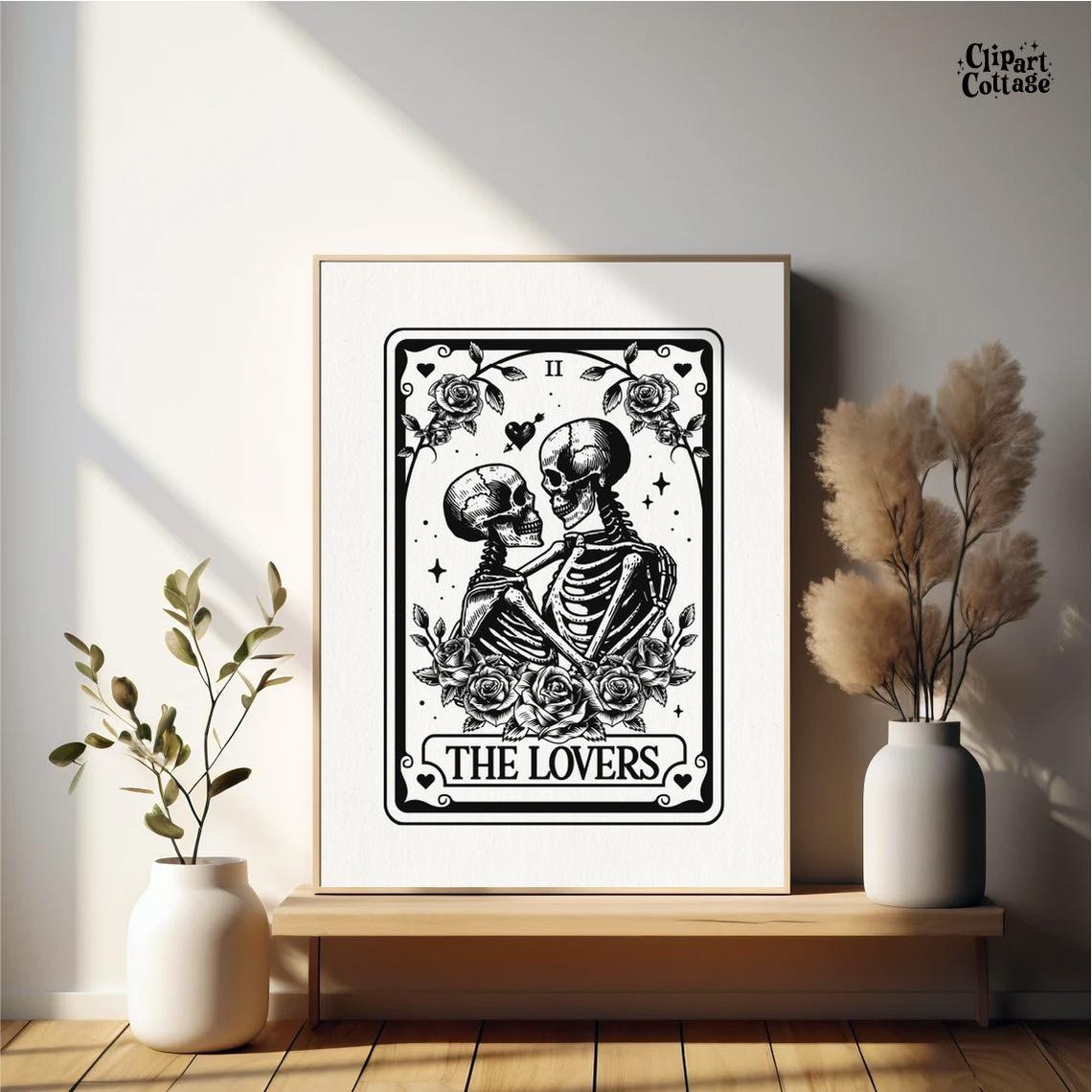 The Lovers Tarot Card PNG, the Lovers PNG, the Lovers Png, Skeleton ...