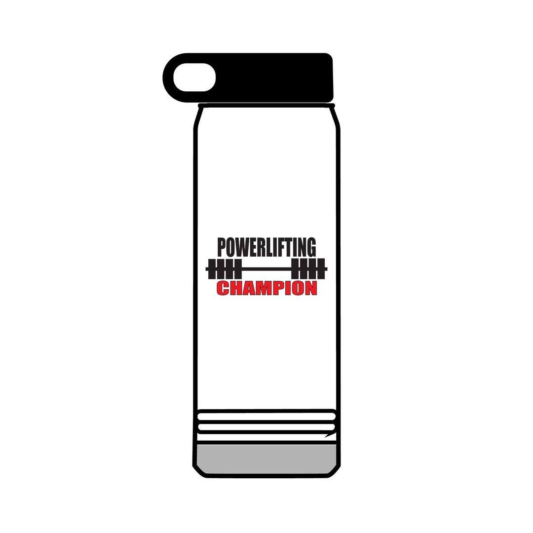 Powerlifting Champion Water Bottle, 32oz - Etsy