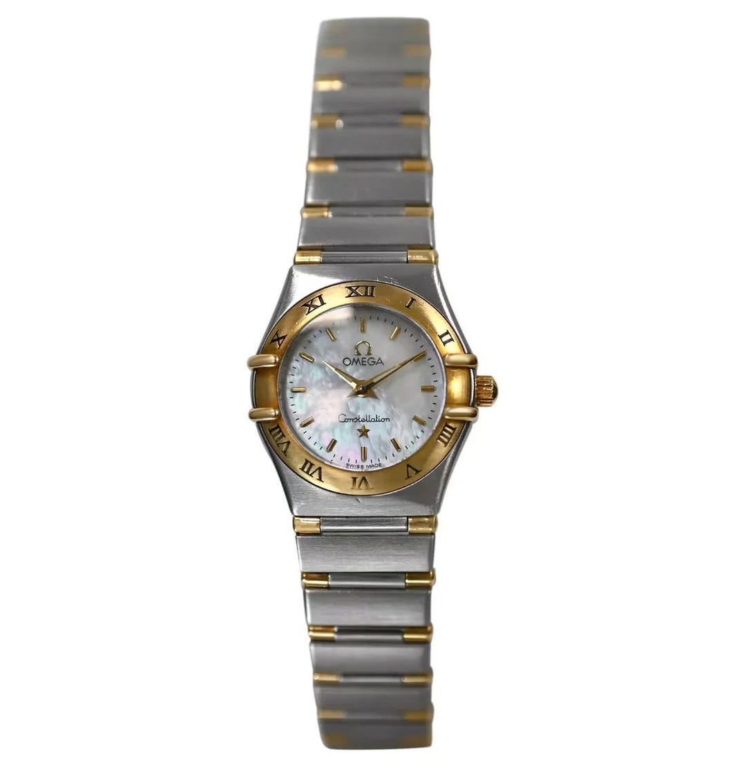 Omega Constellation 795.1203 Half Bar 18k Gold Steel MOP Dial 23MM Ladies Quartzz - Etsy UK
