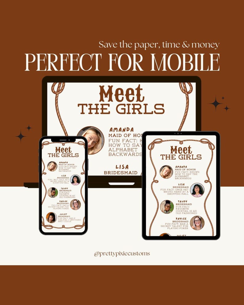 Last Rodeo Bachelorette Itinerary Template | Western Bachelorette ...