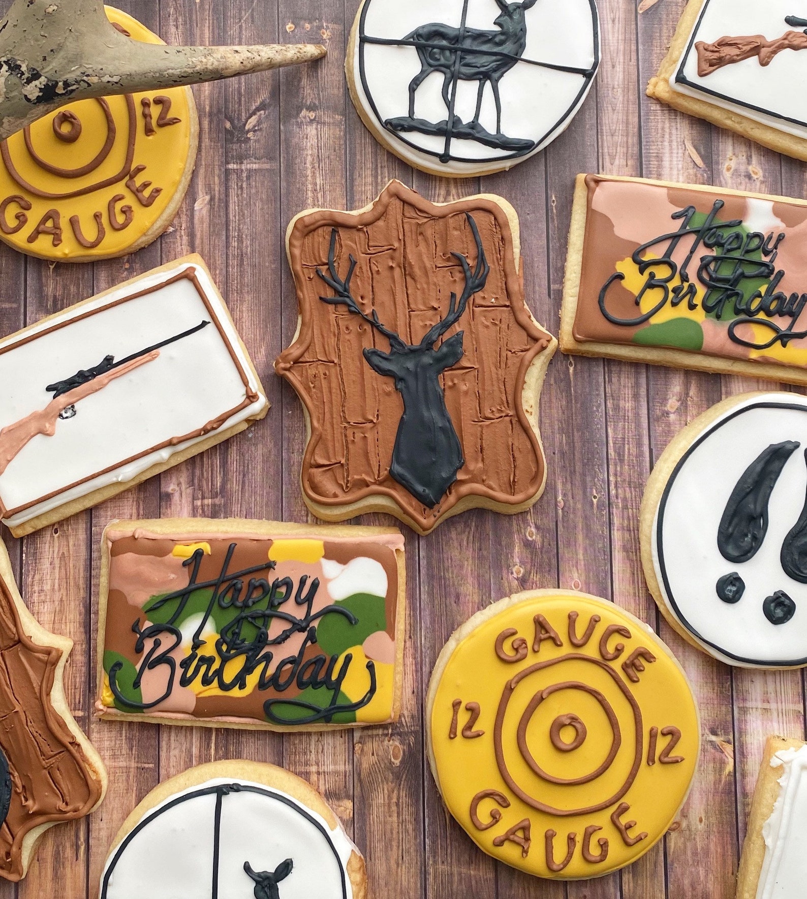 Hunting Cookies Hunter Birthday Cookies | Etsy