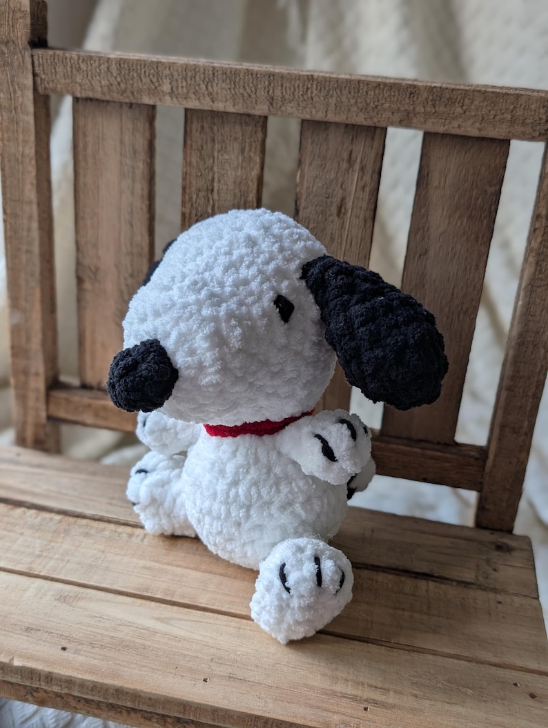 Snoopy and Woodstock Crochet Plushie: Handmade Peanuts Comic Gift ...