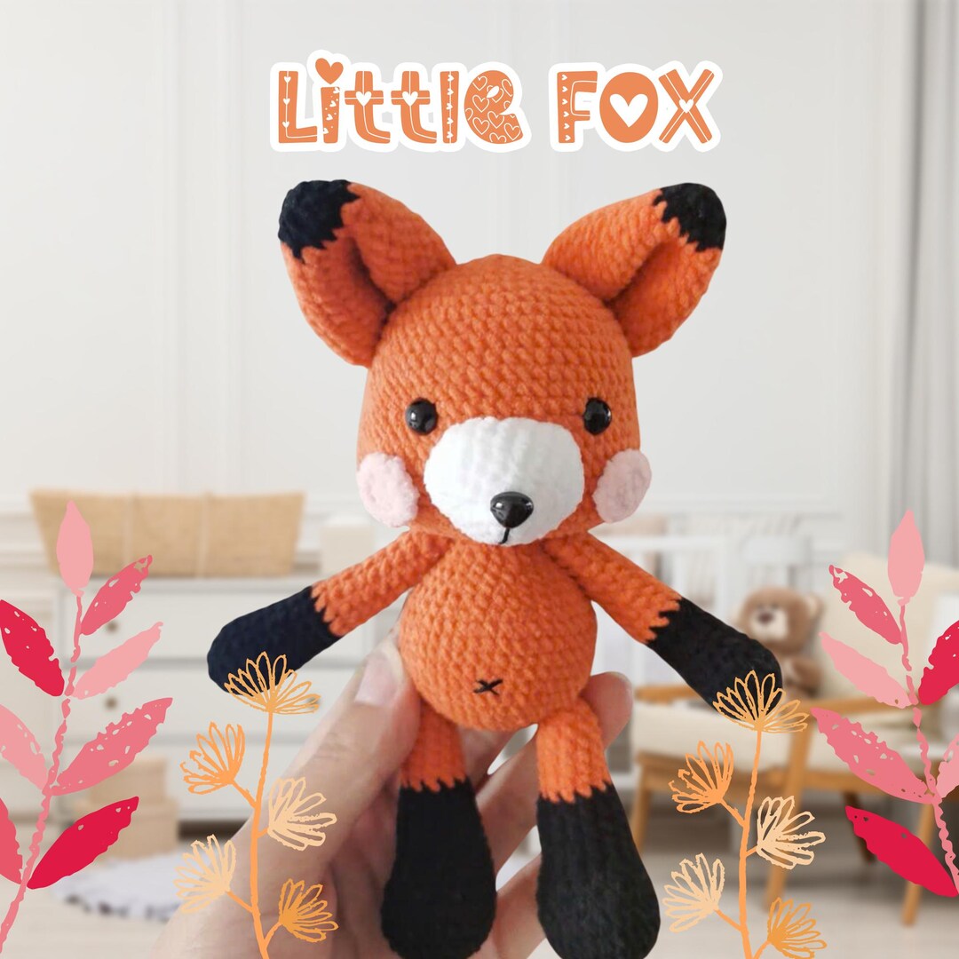 Crochet Pattern Little Fox, Amigurumi Fox Pattern Tutorial, Crochet Fox ...