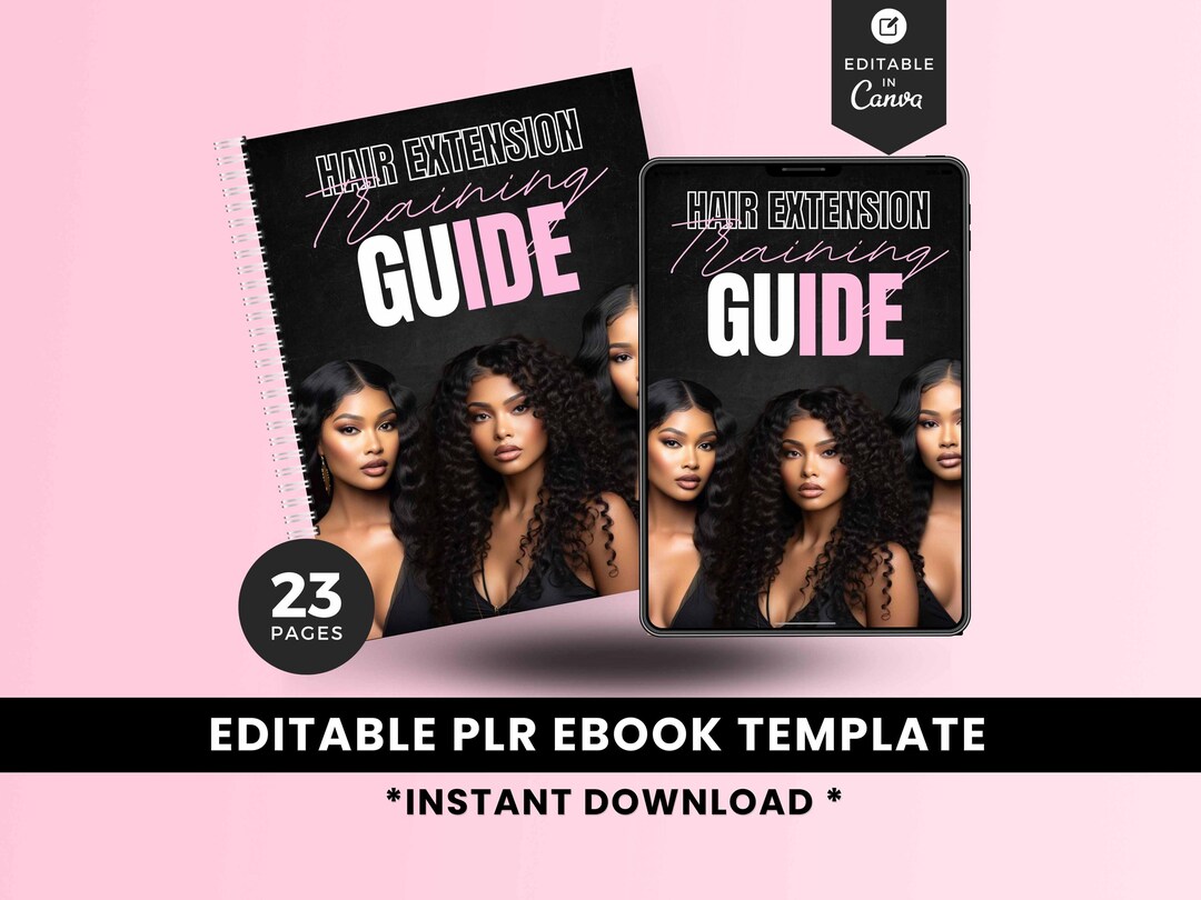 Hair Extension Training Guide, Hair Stylist Beauty Boss Business ...
