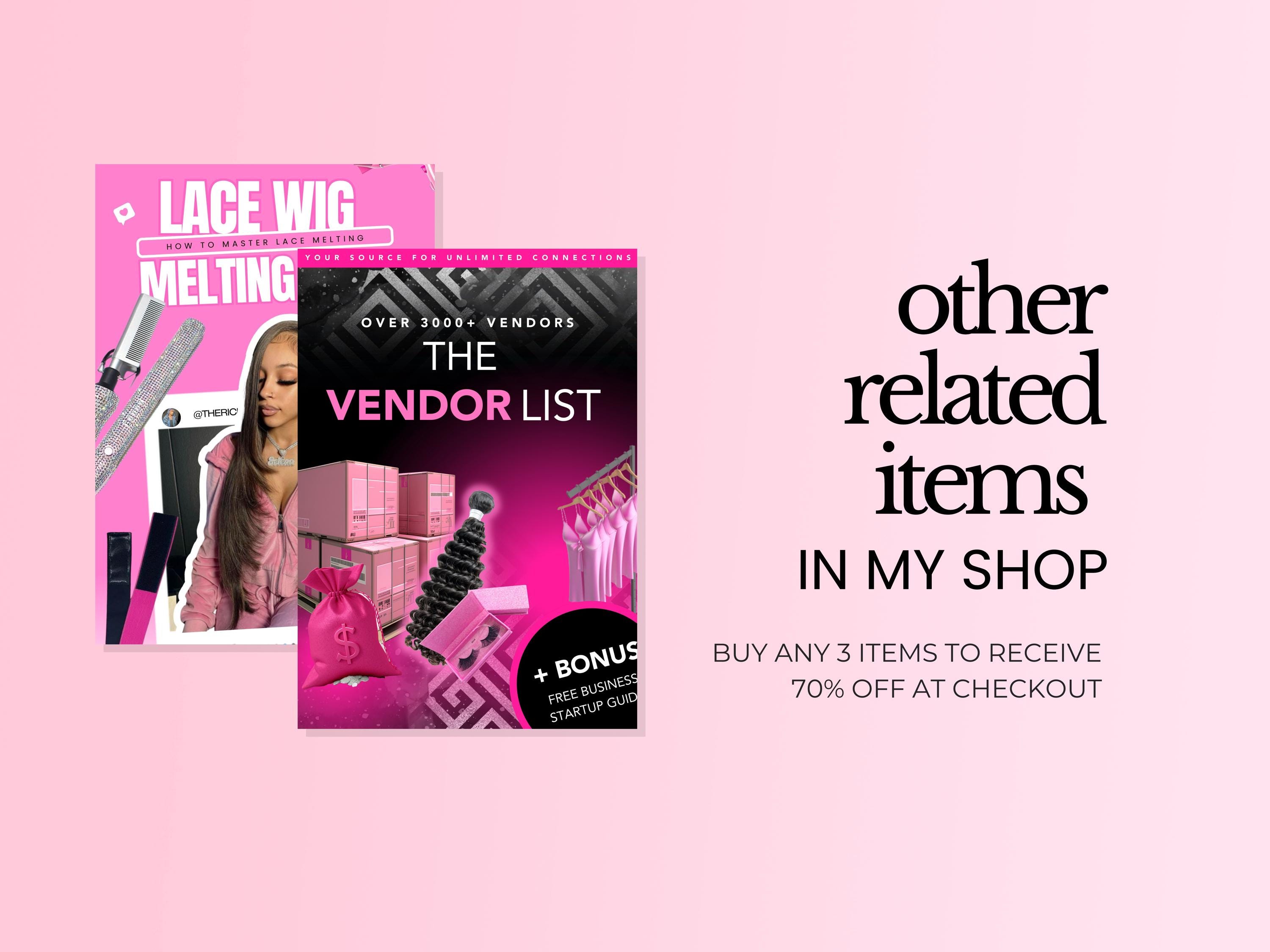 Hair Business Cheat Sheet Ebook- Hair Stylist Ebook, Class Manual, Wig ...