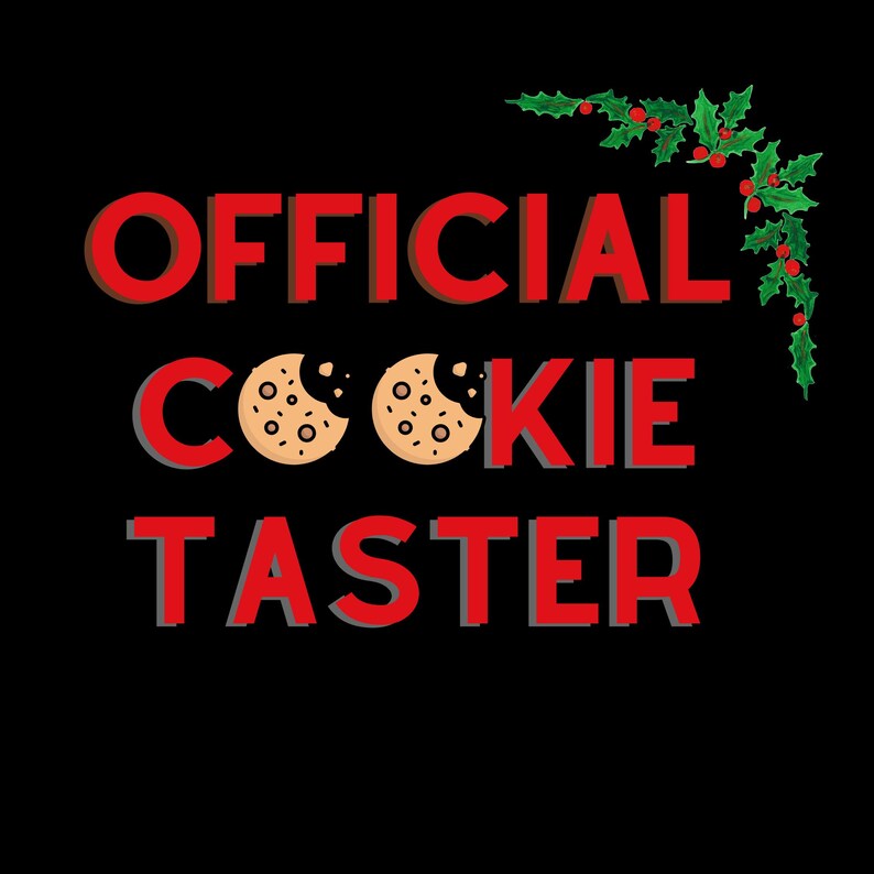 Official Cookie Taster SVG Fun Holiday Baking Design Bundle - Etsy