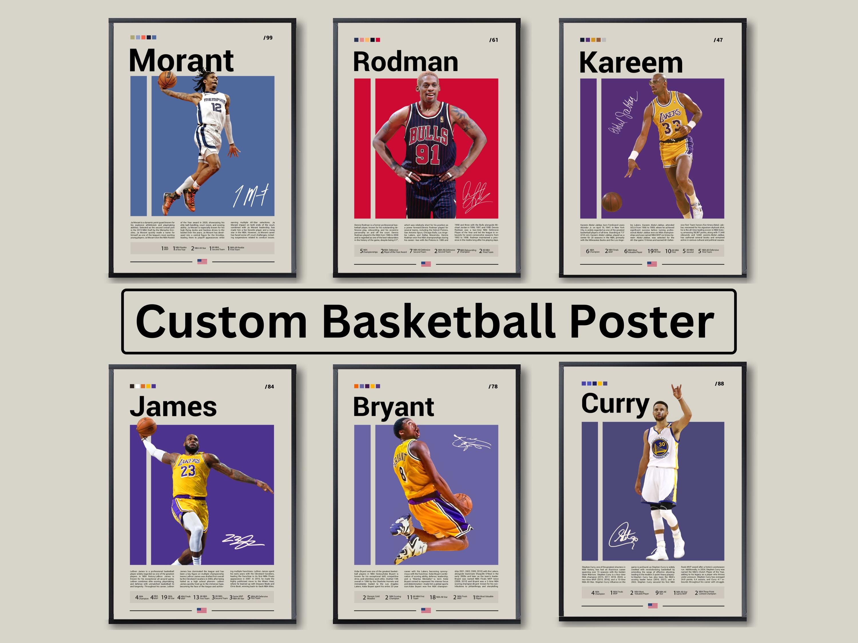 Anthony Edwards Poster, Timberwolves Basketball Print, NBA Art, Edwards ...