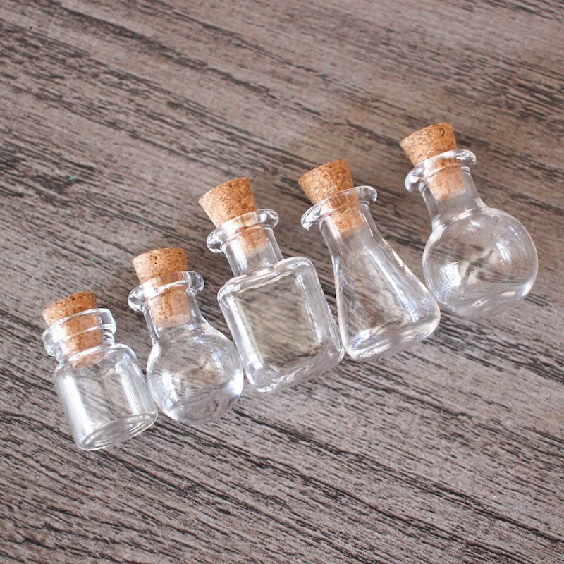 Tiny Glass Vials - Etsy