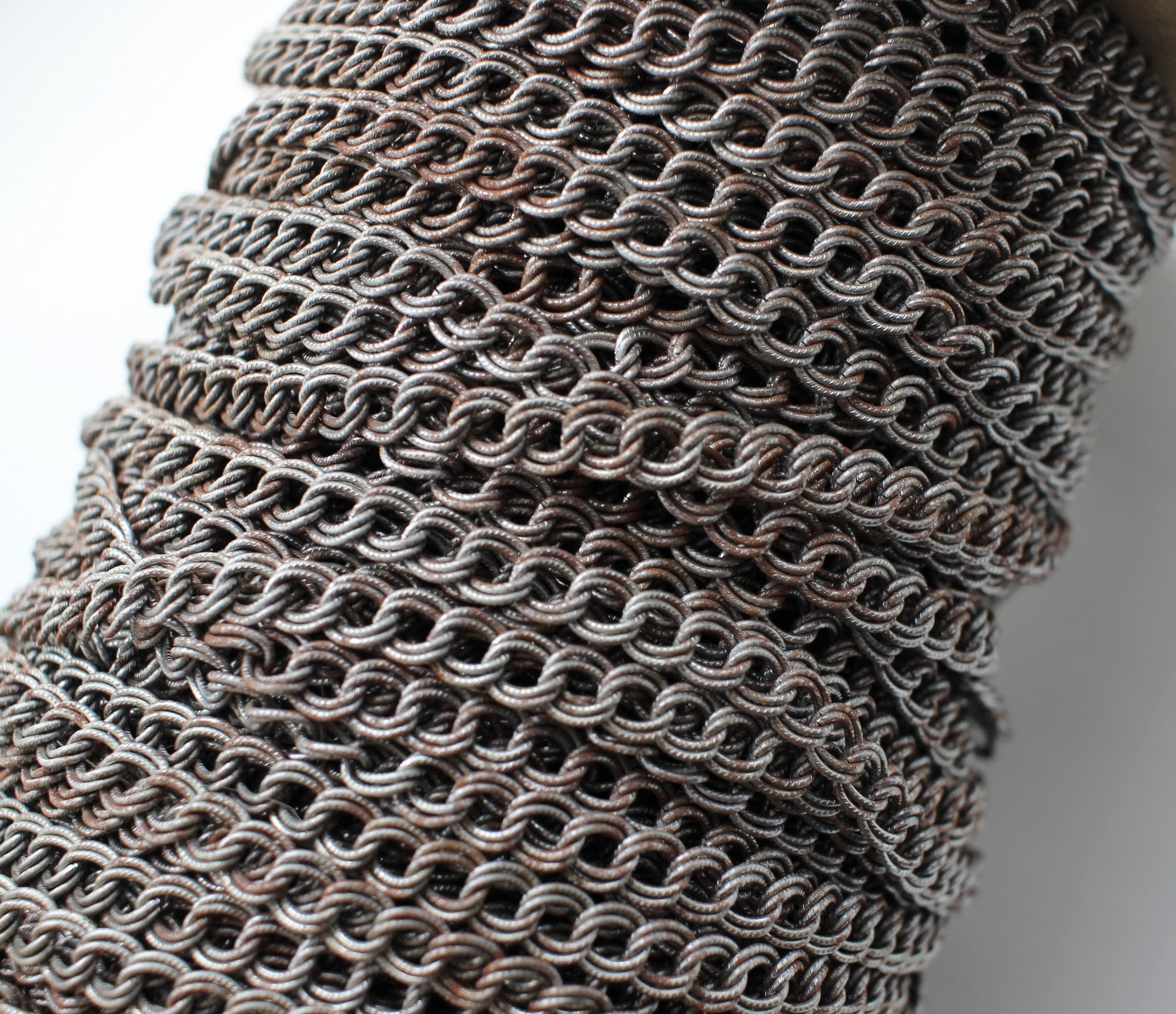 3 Feet Vintage Steel Unusual Fancy Double Link Curb Chain - Etsy