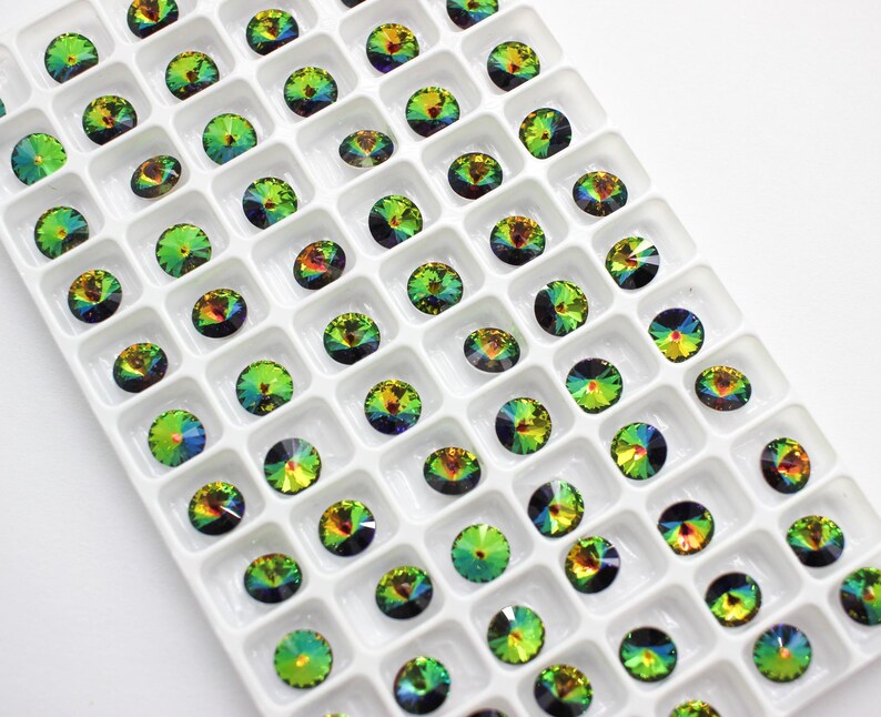 4 Preciosa Vitrail Medium Swarovski Rivoli SS34 - Etsy