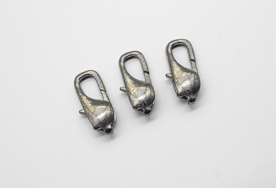 Vintage Silver Industrial Unusual Lobster Claw Clasps 20mm - Etsy