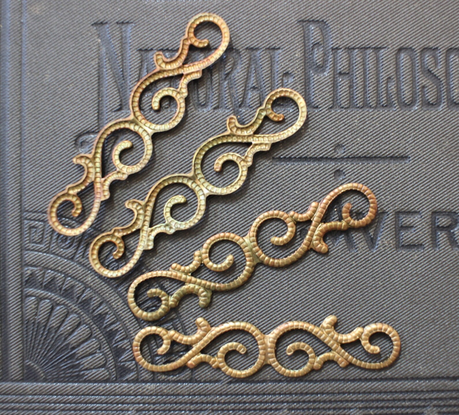 Oxidized Brass Filigree Findings Small Earring Filigrees - Etsy