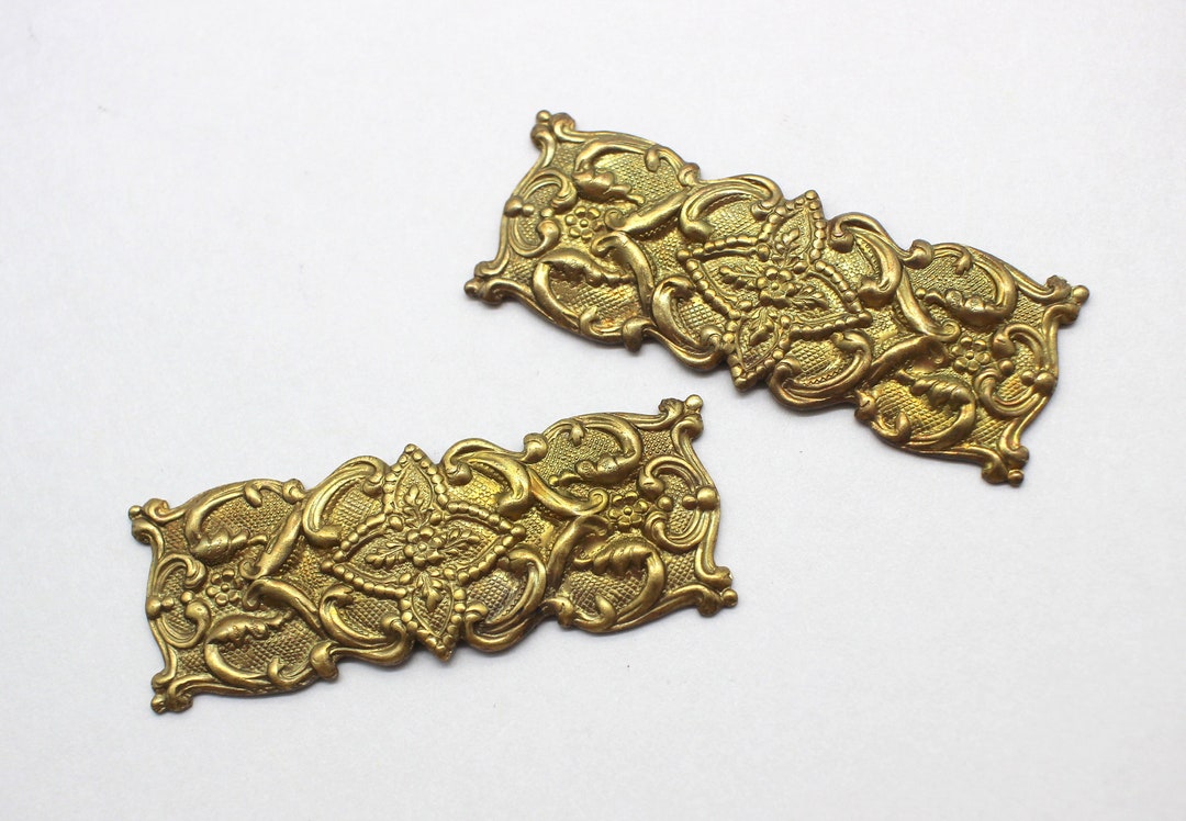 Oxidized Brass Victorian Stamping - Etsy Hong Kong