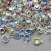 10 Assorted 9mm Channel Set Rhinestone Charms Pendants Mixed - Etsy