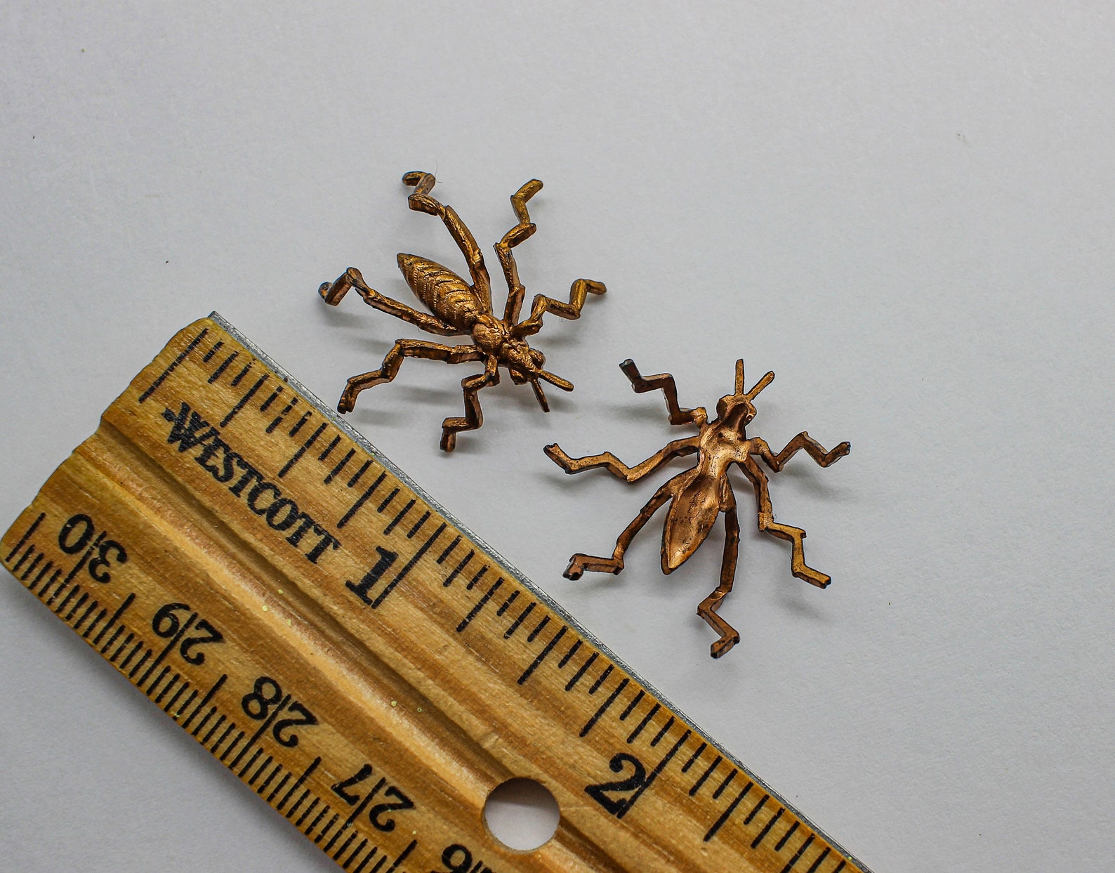 Unusual Oxidized Brass Bug Finding - Etsy
