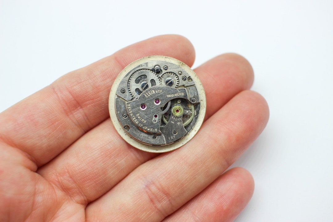 Vintage Elgin Sportsman Watch Movement and Dial - Etsy