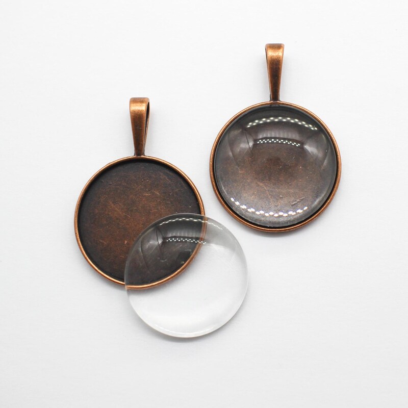Antique Copper Bezel - Etsy