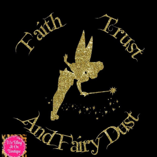 Tinkerbell Iron On - Etsy