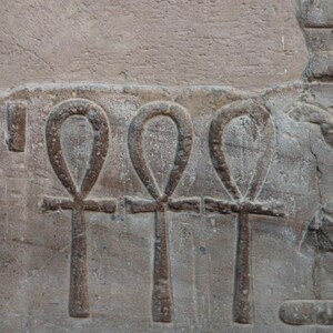 Egypt - Abu Simbel - Christian Holy Trinity Hieroglyphs - Cairo Egypt ...