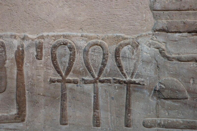 Egypt - Abu Simbel - Christian Holy Trinity Hieroglyphs - Cairo Egypt ...