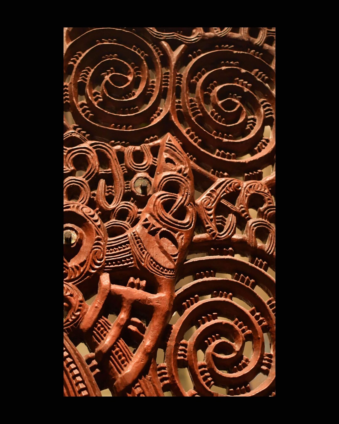 Maōri Carved Panel Companion- New Zealand Ngāi Tahu Pacific Island Art ...