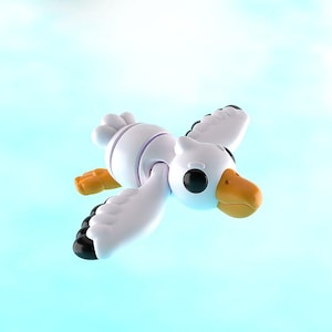 3D Albatross Bird Toy | Articulated Wings | PLA Figurine | Eco Friendly ...