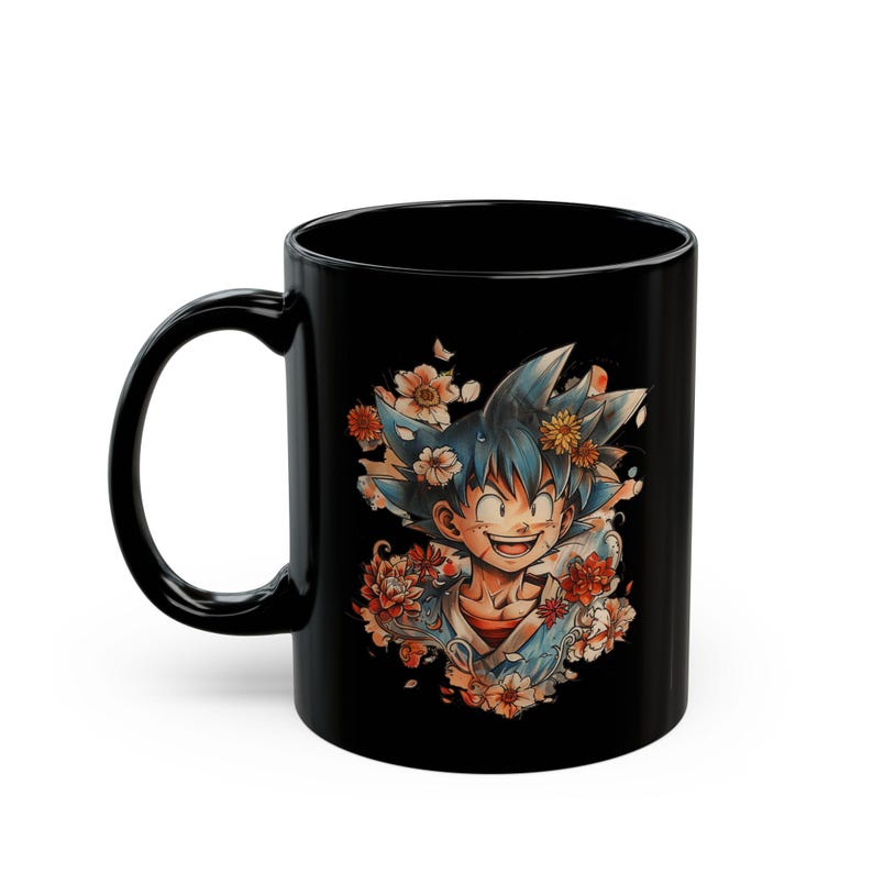 Son Flower Goku Mug - Etsy
