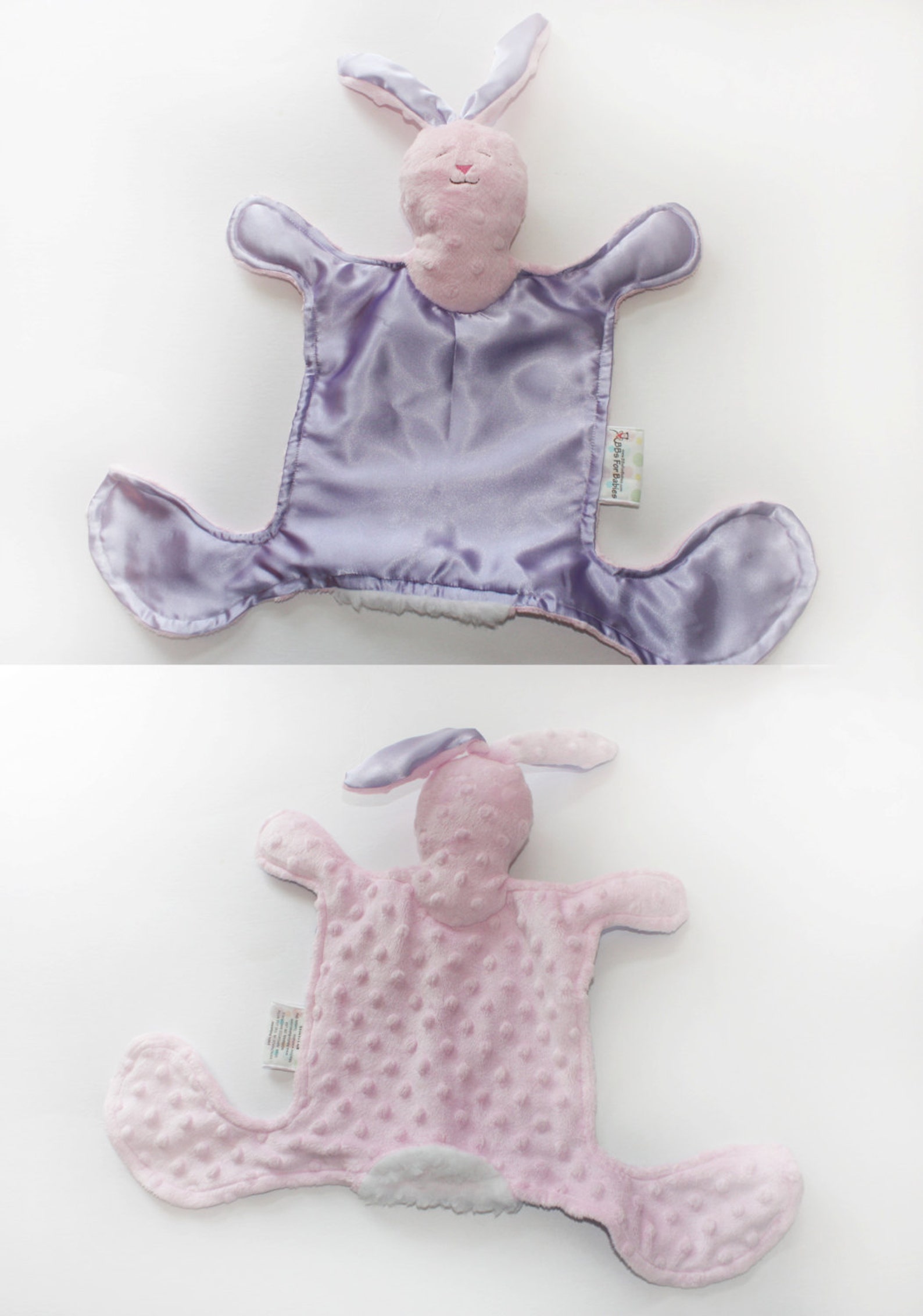 Minky Bunny Rabbit Baby Blanket Security Blanket Lovey | Etsy