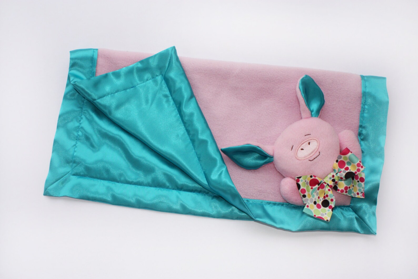 Pink Pig Security Blanket Pig Baby Blanket Lovey Blanket - Etsy